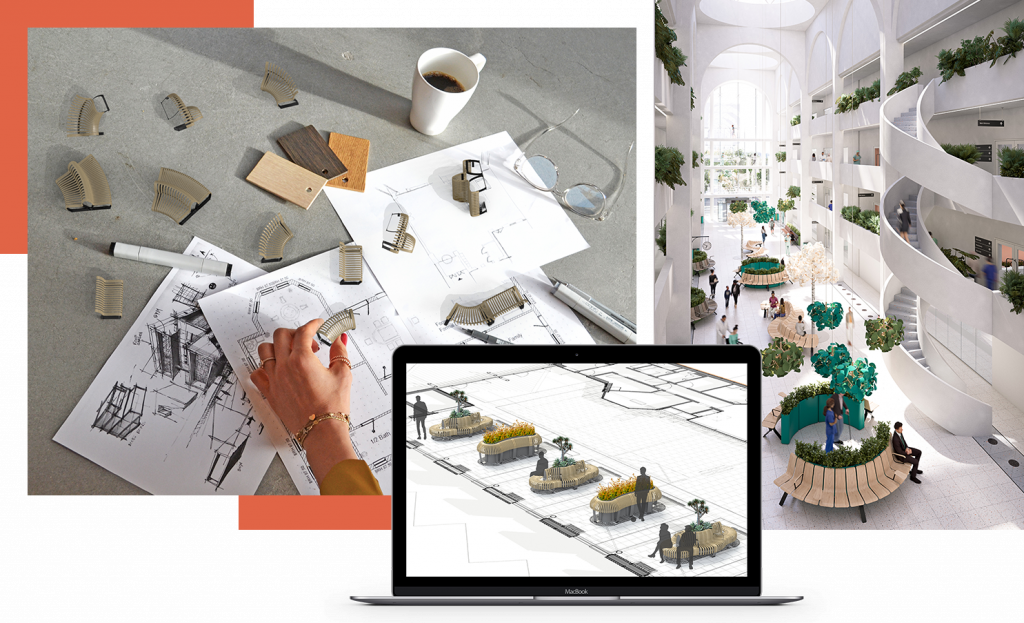 Public furniture in the art of placemaking - Green Furniture Concept