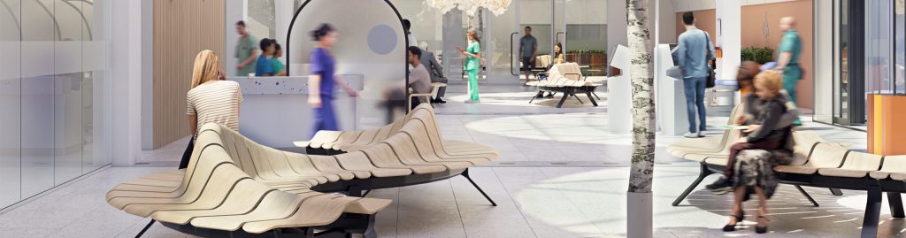 Wellbeing through placemaking hospital design - Green Furniture Concept