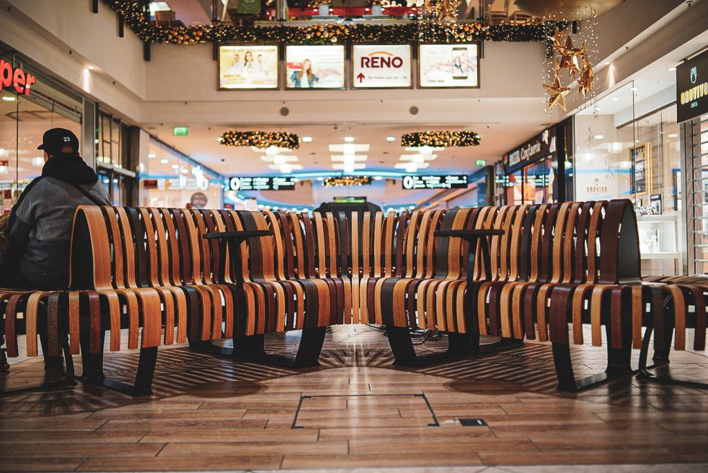 Gera Arcaden Shopping Centre - Green Furniture Concept